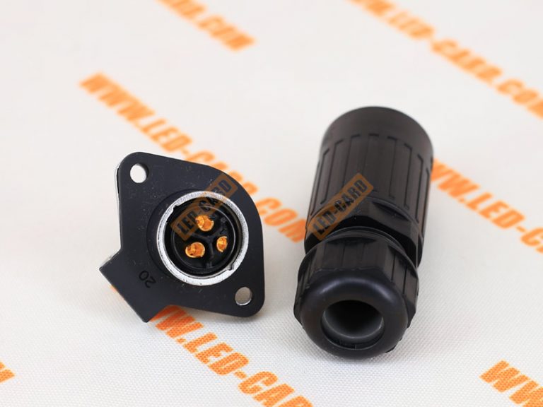 3 Pin industrial Power Connector – LED-CARD Shopping