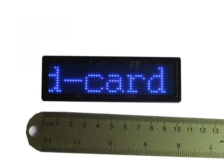 LED visiting card Blue – LED-CARD Shopping