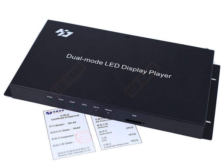 Huidu HD-A5 Dual-model LED Display Player – LED-CARD Shopping